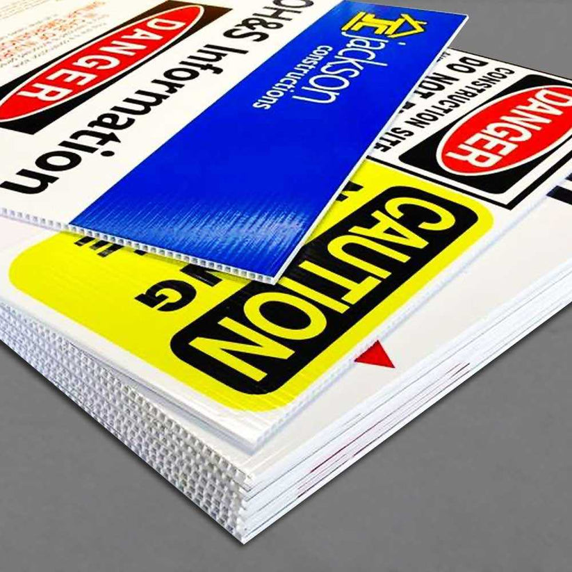 Custom Corrugated Plastic Signs | Corflute Signs – $7.58/sqm