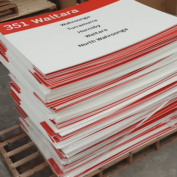 Custom Corrugated Plastic Signs – Starting at $7.58/sqm | Vivid Ads