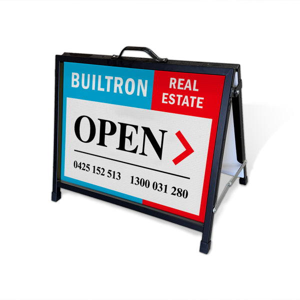 Real Estate Signs - Real Estate A Frame Signs | Custom Free Board ...