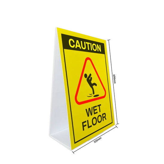 Caution Wet Floor A-Frame Safety Sign