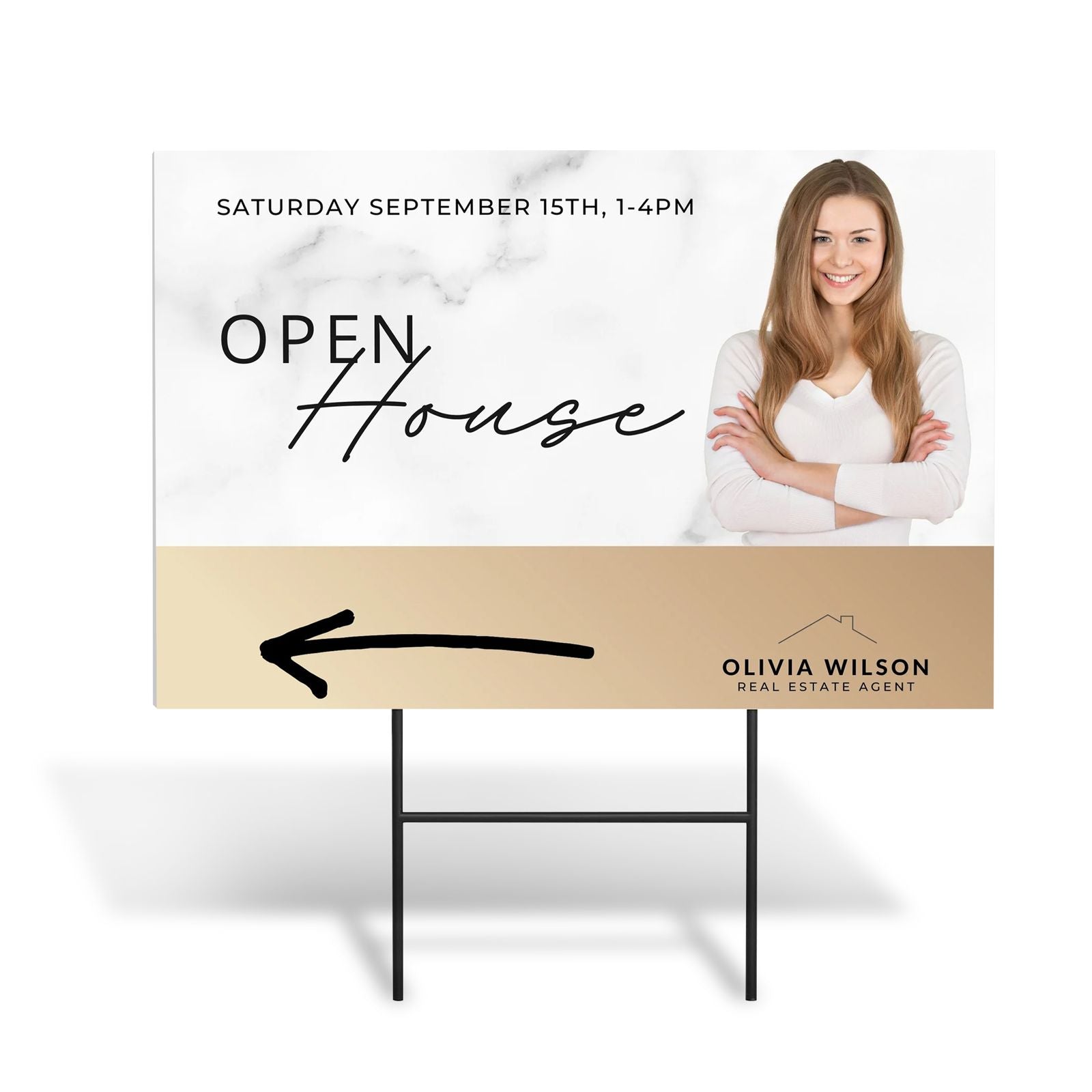 Real Estate Pointer Signs | Buy Real Estate Signs | Custom Printed in ...