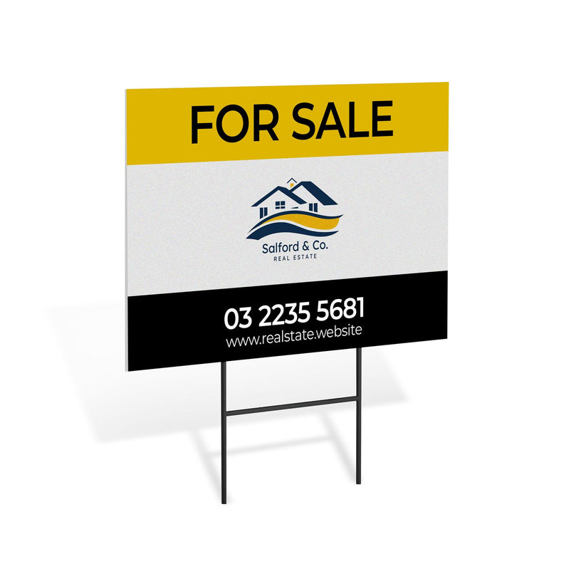 Real Estate Pointer Signs | Buy Real Estate Signs | Custom Printed in ...