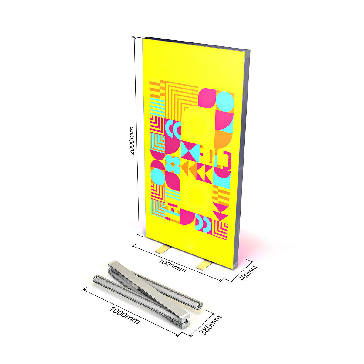 Led Light Display Box | Pop Up LightBox Displays | Folding Led Light Boxes