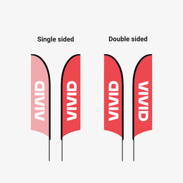 Bow Banner | Banner Flags | Custom Printed in 24hrs | Buy Online in ...