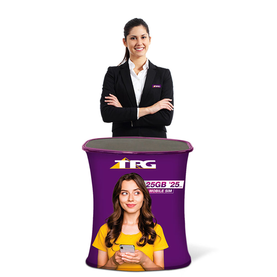 Portable Exhibition Display Stand | Exhibition Pop Up Stand | Custom ...