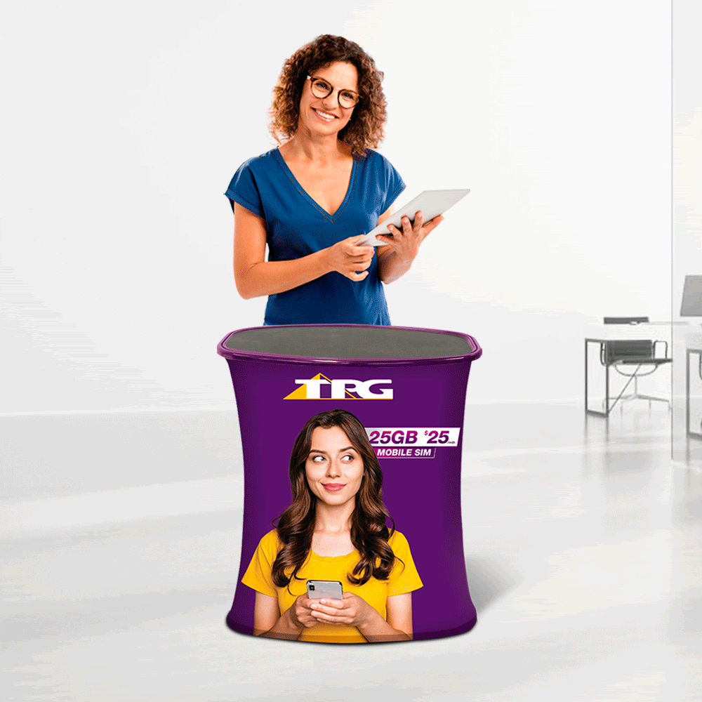 Pump up counter | Promotional Pop Up Counters | Custom Printed in 24Hrs ...