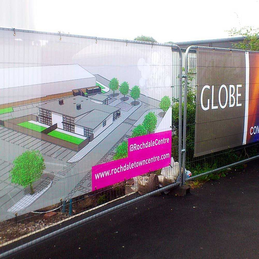 Mesh Banners | Fence Banners & Wraps | Custom Printed in 24hrs